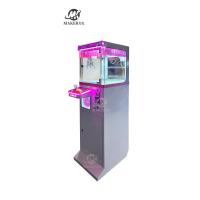 China Single Player Tempering Glass Arcade Claw Crane Machine Pink Color for sale