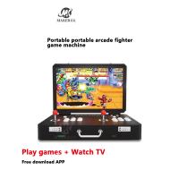 China Family Video Game Machine 2 Players Joystick Console Arcade Fighting Game Machine for sale