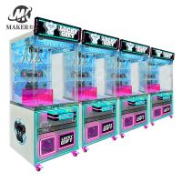 China MAKER Claw Crane Machine 220W Arcade Plush Catcher with Bill Acceptor 80x70x210cm for sale