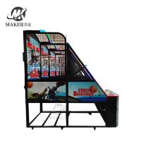 China Commercial Coin Operated Basketball Arcade Game Machine 3 Stage Game Mode Indoor for sale
