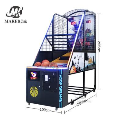 China Commercial Coin Operated Basketball Arcade Game Machine 3 Stage Game Mode Indoor for sale