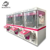 China Mini Claw Crane Machine 1 Player Aluminum Table Top Toy Claw for sale