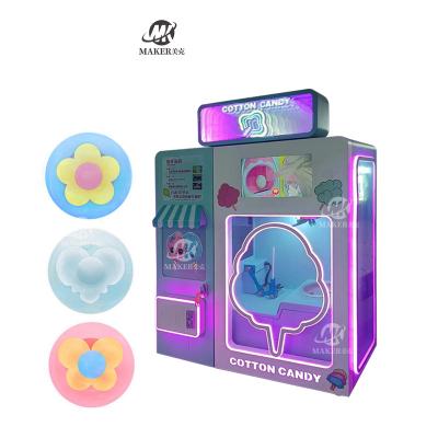 China Automatic Cotton Candy Vending Machine 3000W 100-260V Commercial Dispenser with LCD Display for sale