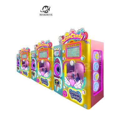 China MAKER-CM Commercial Cotton Candy Vending Machine 3000W Automatic with LCD Display for sale