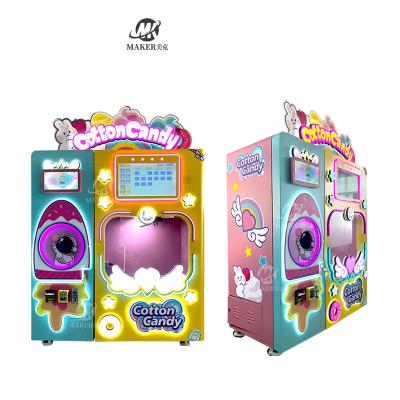 China MAKER-CM Commercial Cotton Candy Vending Machine 3000W 100-260V Automatic Dispenser for sale