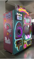 China MAKER-CM Commercial Cotton Candy Vending Machine 3000W Automatic with LCD Display for sale