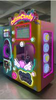 China MAKER-CM 3000W Automatic Cotton Candy Vending Machine Coin Operated Robot 100-260V for sale