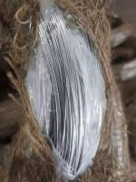 China Iron Hot Dipped Galvanized Oval Wire Zinc Coating Flat 20 Gauge 22 Gauge 24 Gauge for sale