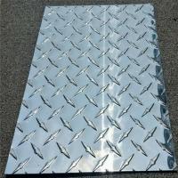 China 5052 3003 Aluminum Tread Diamond Plate Mill Finish 500mm for sale