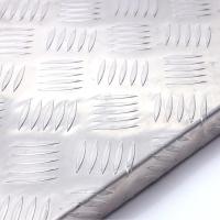 China Custom Aluminum Checkered Sheet Diamond Plate Anti Slip Ribbed 200mm for sale