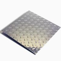China HL Ss 304 Embossed Stainless Steel Sheet Diamond Checkered Embossing Plate for sale