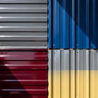 China Roll Formed Corrugated Color Coated Steel Sheet Made From PPGI / PPGL for sale