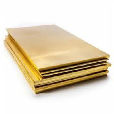 China Polished Thin Brass Sheet Corrosion-Resistant For Architectural And Decorative Projects for sale
