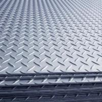 China Hot Rolled Checkered Steel Plate with Anti-Slip Performance and Structural Strength for Industrial Flooring for sale