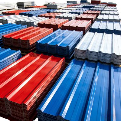 China DX51D SGCC Color Coated Corrugated Galvanized Steel Roofing Sheets 0.2–1.0mm for Corrosion Resistant Roof Wall Panels for sale
