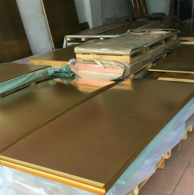 China Brass Yellow Copper Plate Sheet  ASTM JIS DIN EN Brass Plate for Construction Air Conditioner Industrial Applications for sale