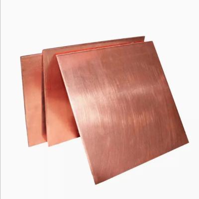 China C11000 C10200 C12200 High Conductivity Pure Copper Sheet Plate with Customizable Dimensions for Electrical and Industrial Applications for sale