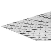 China 1500mm  Diamond Aluminum Checker Plate Sheet For Stairs for sale