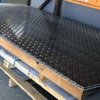 China 1500mm  Diamond Aluminum Checker Plate Sheet For Stairs for sale