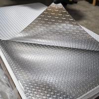 China 1500mm  Diamond Aluminum Checker Plate Sheet For Stairs for sale