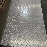 China 1000mm×2000mm SS 304 Chequered Plate 200 400 Cold Hot Rolled for sale