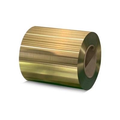 China Ti Gold PVD 3mm Stainless Steel Strip 201 304 Hairline Surface for sale