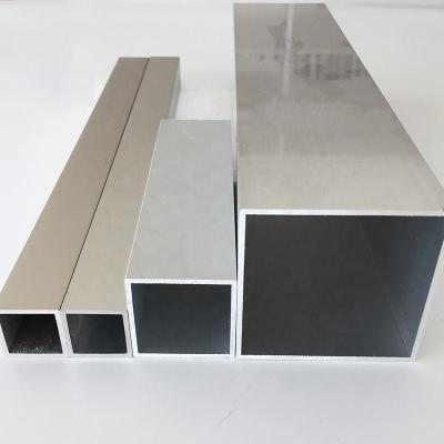 China Mat Anodizing Bending Aluminium Tubing Square Alloy Rectangular Section Tube for sale