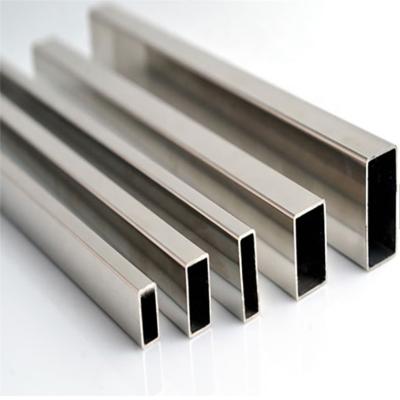 China 15x30 10x20mm Stainless Steel Pipe 304 316 201 202 Welded Flat Rectangular Tubes for sale