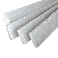 China Matt Silver Aluminium Flat Bar 6082 6063 T5 Rectangular Aluminum Extrusions Profile for sale