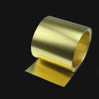 China 0.01mm Durable Perforated Metal Roll Brass Coil Strip From Manufacturer for sale