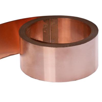 China 0.15-5.0mm 99.99% C11000 Pure Copper Coil Foil Strip For Electronics for sale