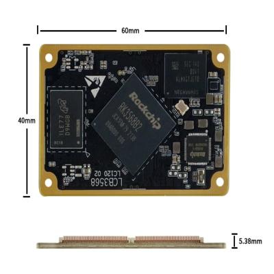 China RK3568 Computer On Module SOM Arm System On Module PCIe2.1/SATA3.0/USB3.0/QSGMII for sale