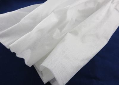 China 45 GSM White Spunlace Nonwoven Fabric Cross Lapping 70% Viscose 30% Polyester for sale