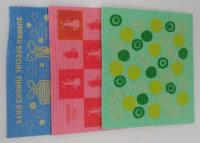 China polyester/viscose chemical bond non-woven fabric cleaning wipes, cellulose nonwoven fabric for sale