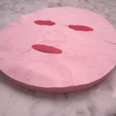 China Non Woven Microfiber Antibacterial Facial Paper Mask Sheets for sale