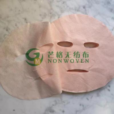 China Pink 0.31mm Thickness 45 Gsm Silk Rayon Mask Sheet for sale