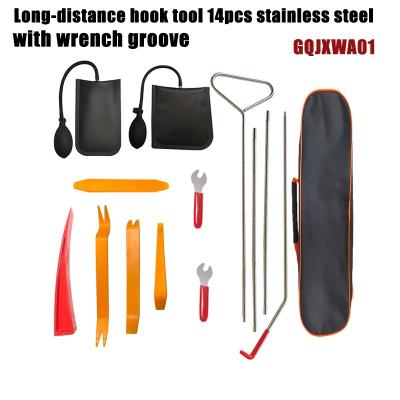 China Support Customized Combinations Car Lockout Repair Tool Kit Locksmith  Air Wedge Bag Pump Bags for sale