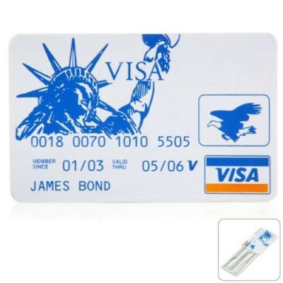 China James Bond Credit Card Lock Pick Set for Locksmith / Learner / Hobbyist Locksmith Tools for sale