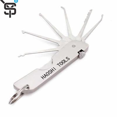 China High Quality Folding Lock Pick Set Picking Locksmith Tool Opener Folding Locksmith Tool YS100575 for sale