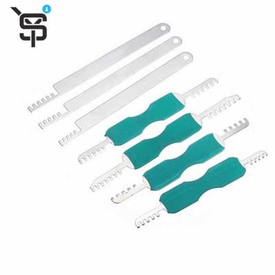 China High Quality 7pcs Comb Pick Stainless Steel Lock Tool Locksmith Tool for Home Lock Picks YS100590 for sale