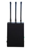 China 6 Channels 180W High Power Backpack  Jammer blocks Drone/UAV signlas with up to 1500Meters shielding distance. for sale