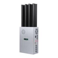 China 37W Portabe 12 Antennas  2G.3G.4G.5G Cell Phone Signal Jammer .LORA.GPS.5.2G.5.8G WIFI With High Gain 2.5dbi Antenna for sale