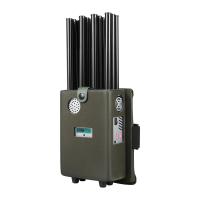 China 37W Portabe 12 Antennas  2G.3G.4G.5G Cell Phone Signal Jammer .LORA.GPS.5.2G.5.8G WIFI With High Gain 2.5dbi Antenna for sale