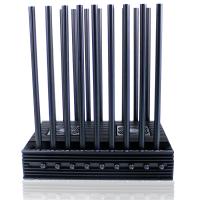 China 18 Antennas Signal Jammer for 2G, 3G, 4G, 5G, GPS, Wi-Fi (including Wi-Fi 6E), and RF Signals With 6-10W per Band and 6-7dBi Omni-Directional Antennas. for sale