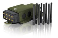 China Plastic 8 Antennas Portable 2G 3G 4G 5G WIFI Signal Jammer With Nylon Case for sale