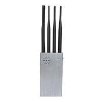 China 8 Antennas Portable Mobile Phone Signal Jammer with Bigger Hot Sink & Battery Blocks 2G 3G 4G 5G WIFI signals for sale