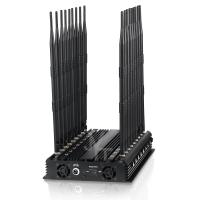 China 18 antennas signal jammer blocking all 2G 3G 4G 5G WIIFI (Including 5.2G,5.8G,WIFI 6E) GPS RF LOJACK signals with remote control. for sale