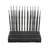 China Multifunctional 22 Antennas Full-Band Wireless Signal Jammer With Remote Control. Blocks 5.2G, 5.8G, Wi-Fi 6E, Lora, etc. Signals, and Has a 70m Jamming Radius for sale