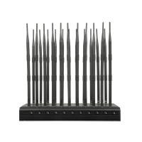 China Multifunctional 22 Antennas Full-Band Wireless Signal Jammer With Remote Control. Blocks 5.2G, 5.8G, Wi-Fi 6E, Lora, etc. Signals, and Has a 70m Jamming Radius for sale