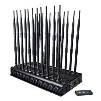 China Multifunctional 22 Antennas Full-Band Wireless Signal Jammer With Remote Control. Blocks 5.2G, 5.8G, Wi-Fi 6E, Lora, etc. Signals, and Has a 70m Jamming Radius for sale